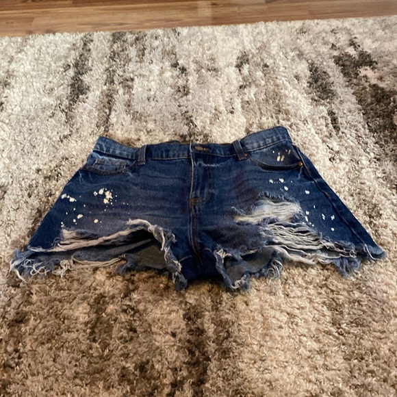 No Boundaries | Shorts | These Blue Jeans With Rips At The Bottom And ...